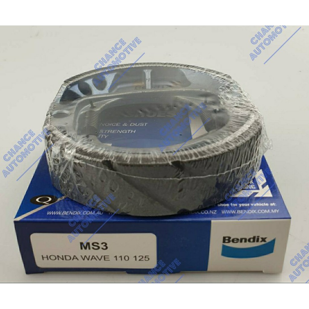 BENDIX MS3 ผ้าเบรคดรั้มหลัง WAVE125i/R/S/110i/100, DREAM110i/100, NICE ...