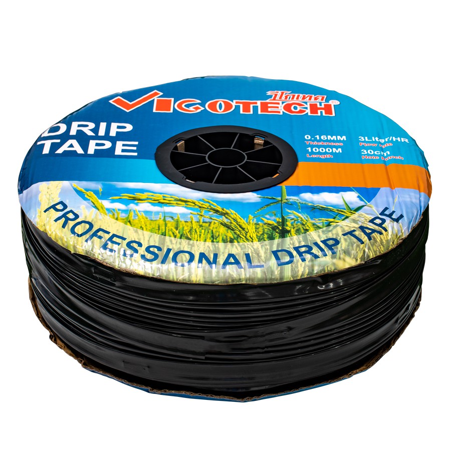 เทปน้ำหยดห่าง 30 ซม. 1 นิ้ว 1,000 เมตร Vigotech รุ่น CF1000(30) | Shopee Thailand