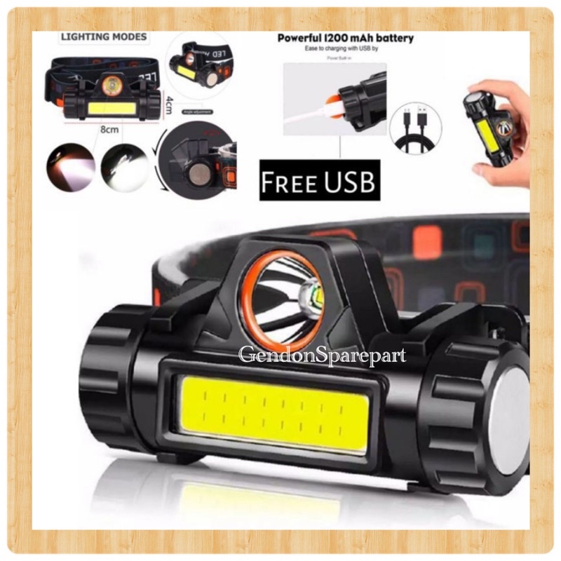 ไฟฉายหัว Led Cree และไฟหน้าสปอตไลท์ระบบ COB Light Cas System สว่างเป็น ...