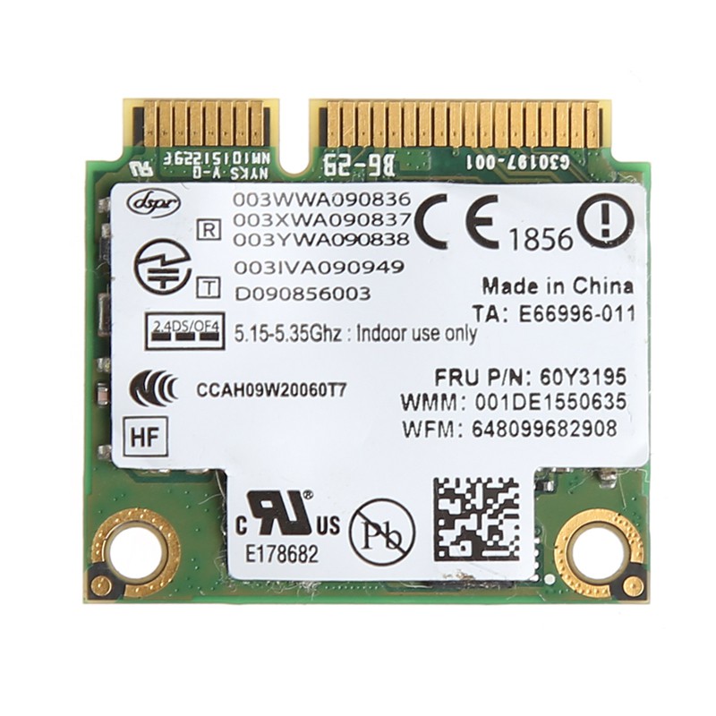Dual Band 300M 2.4+5G Wifi PCI-E Card For 6250 for FRU 60Y | Shopee ...