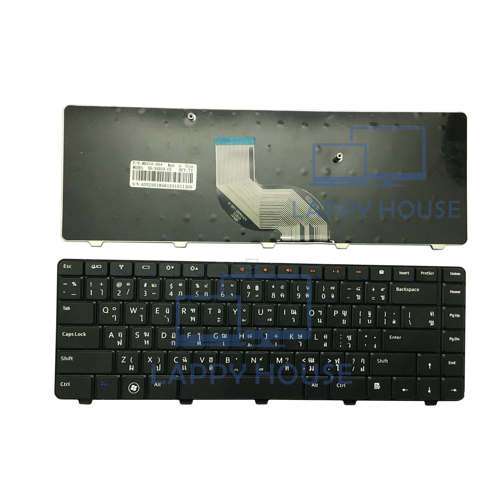 คีย์บอร์ด Dell N4010 Keyboard Dell N4010 | Shopee Thailand