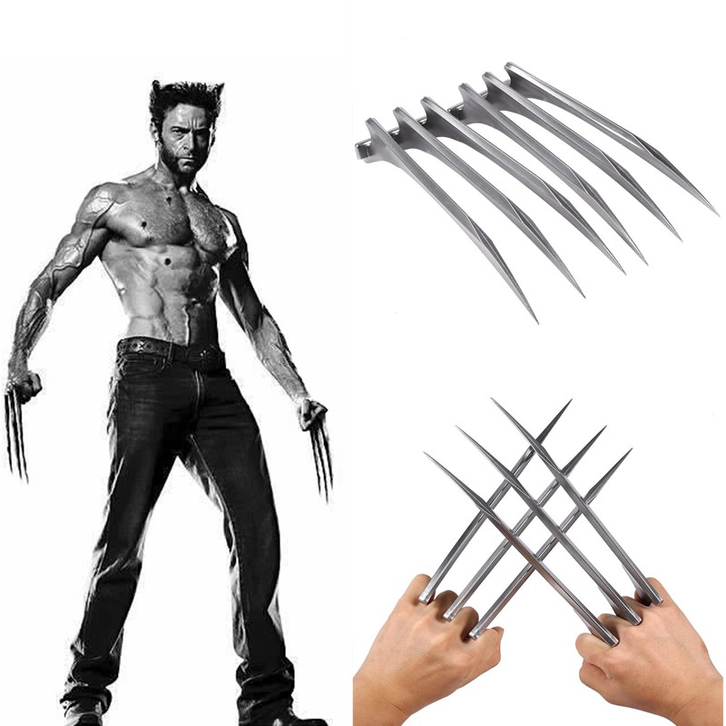 2 ชิ้น Wolverine Claws Paw ใบมีด X-Men Logan ผู้ใหญ่ขนาดคอสเพลย์ James ...
