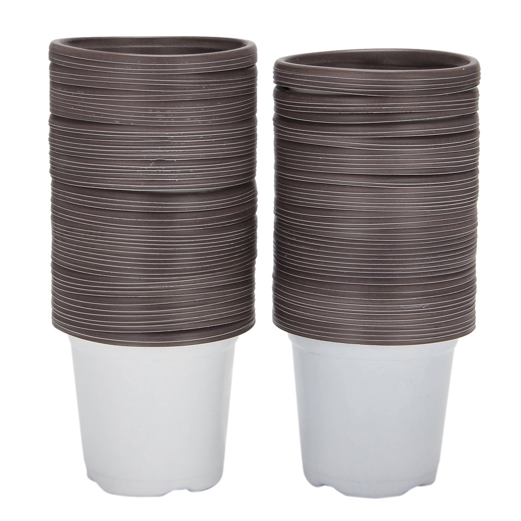 Plastic Plant Nursery Pots Flower Seedling Starter Pots for Little ...