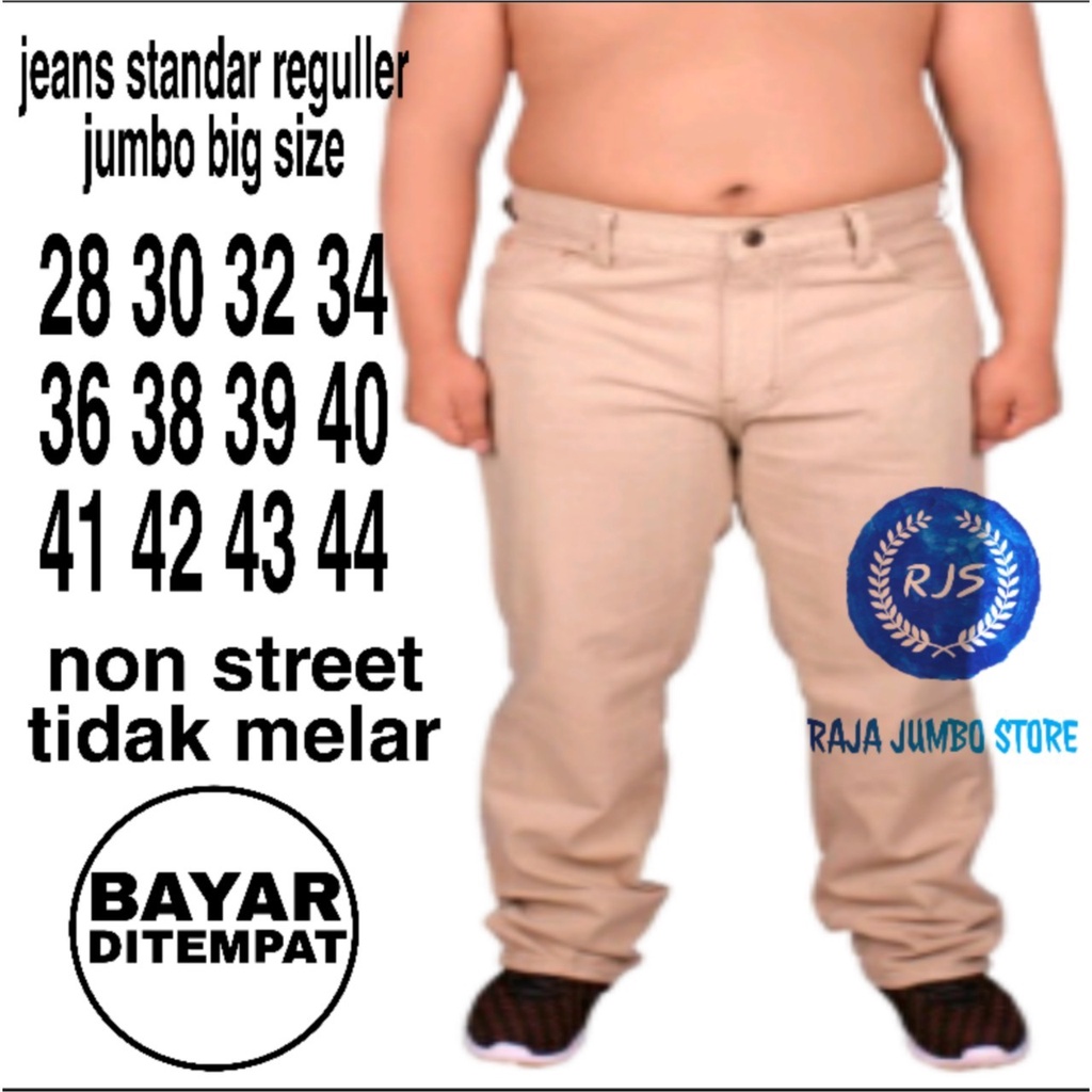 King Jumbo STORE/Regular Men& 39;s Jumbo Standard Jeans Big Size Men ...