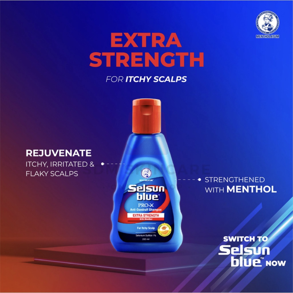แชมพูขจัดรังแค Selsun Blue Anti-Dandruff Shampoo 200ML/120ML 1ขวด ...