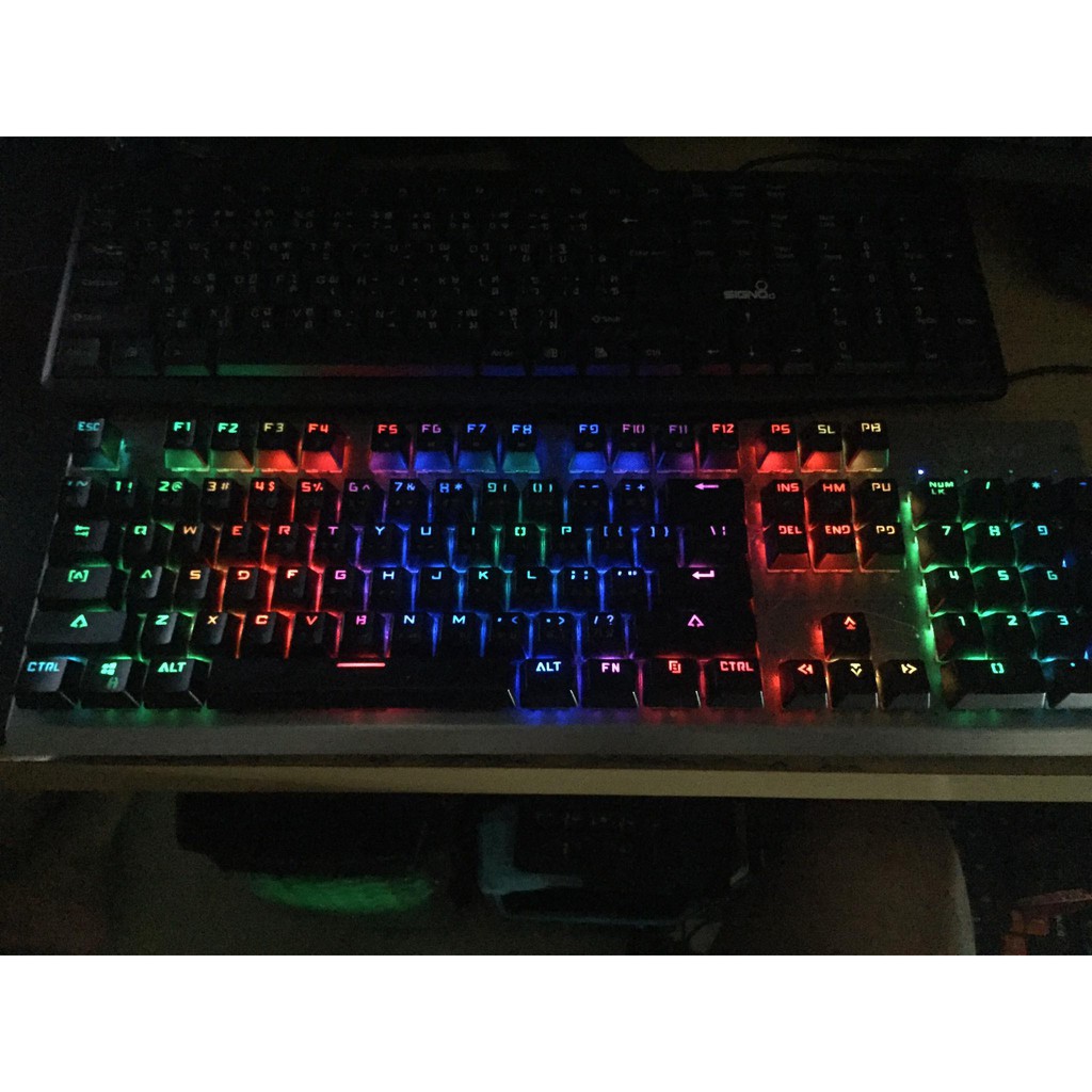 OKER RGB K95 Macro Mechanical Blue Sw Outemu (EN/TH) | Shopee Thailand