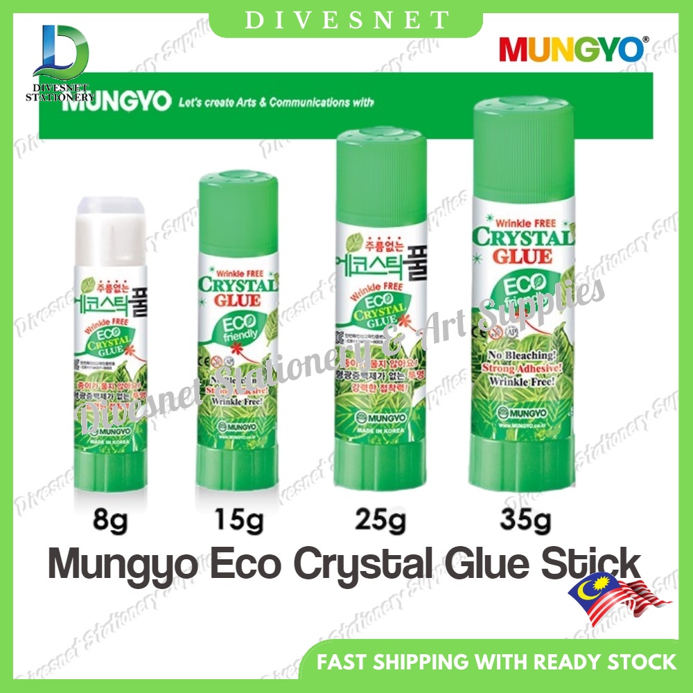 Mungyo Eco Crystal Glue Stick 8g /15g /25g /35g Gam Batang | Shopee ...