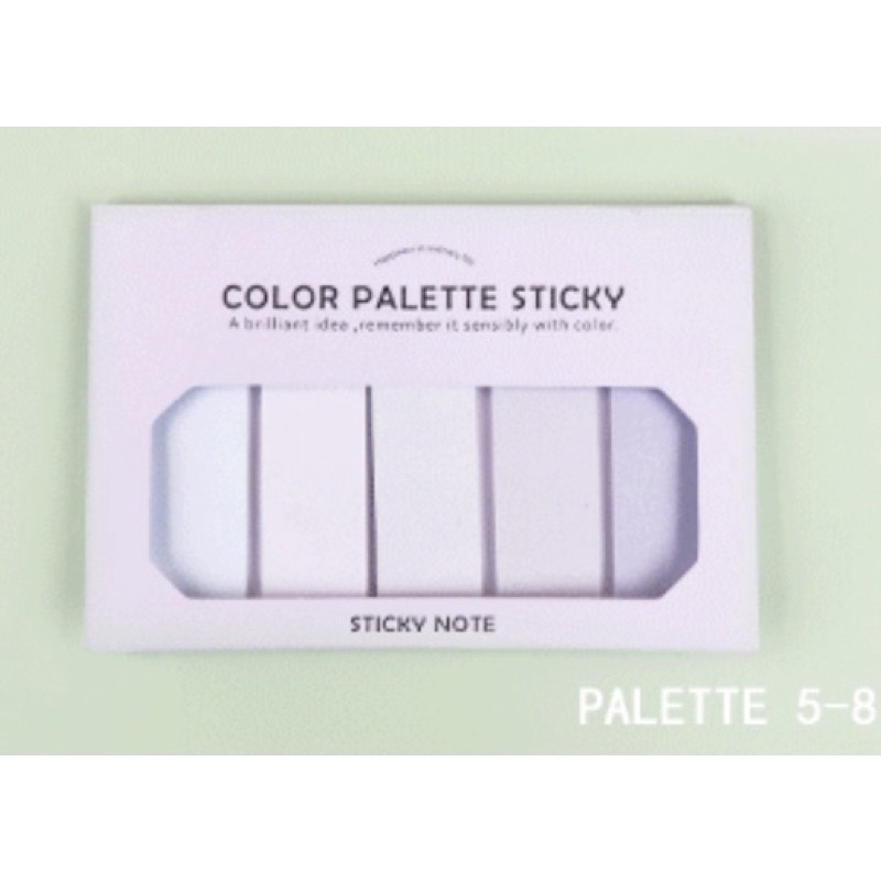 พาเลทโน๊ตแบบกาว Color Pallate Sticky Note มี 8โทนสี โพสอิท, เครื่อง ...