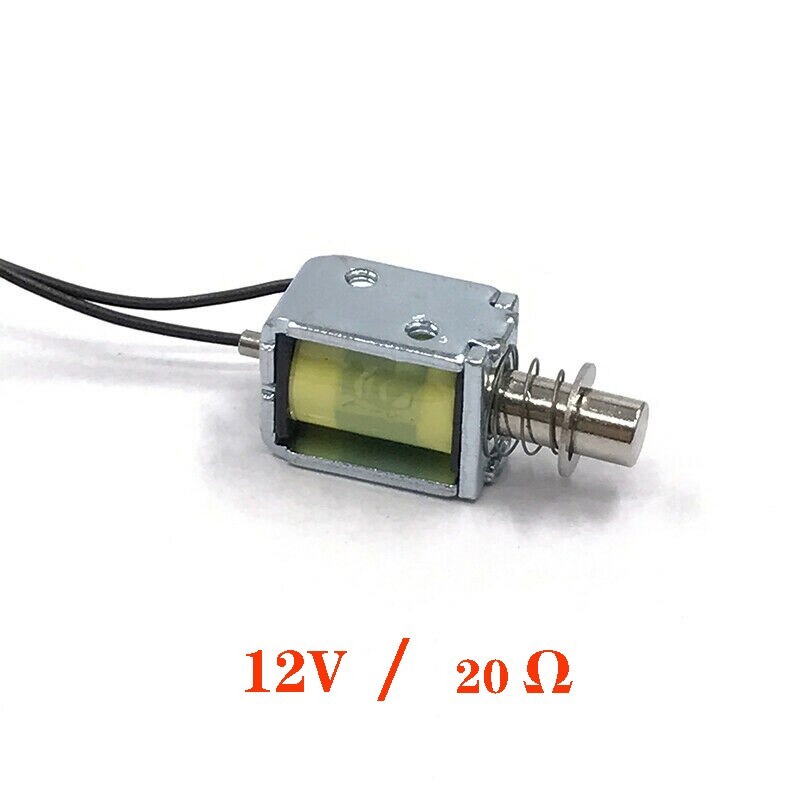 3V 6V 12V 24V Mini DC Solenoid Push Pull Open Frame Electromagnet ...