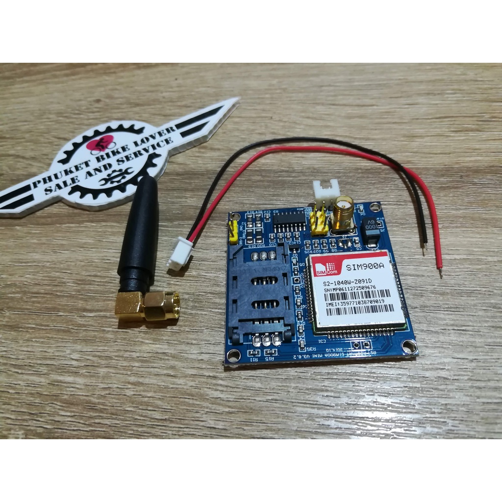 SIM900 (SIM900A) Mini DEV Board GSM/GPRS Module ส่งข้อมูลผ่านซิม gprs ...