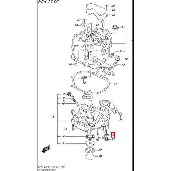 09168-12017-000 GASKET, 12X17X1 ปะเก็น เครื่องยนต์เรือซุซุกิ Suzuki ...