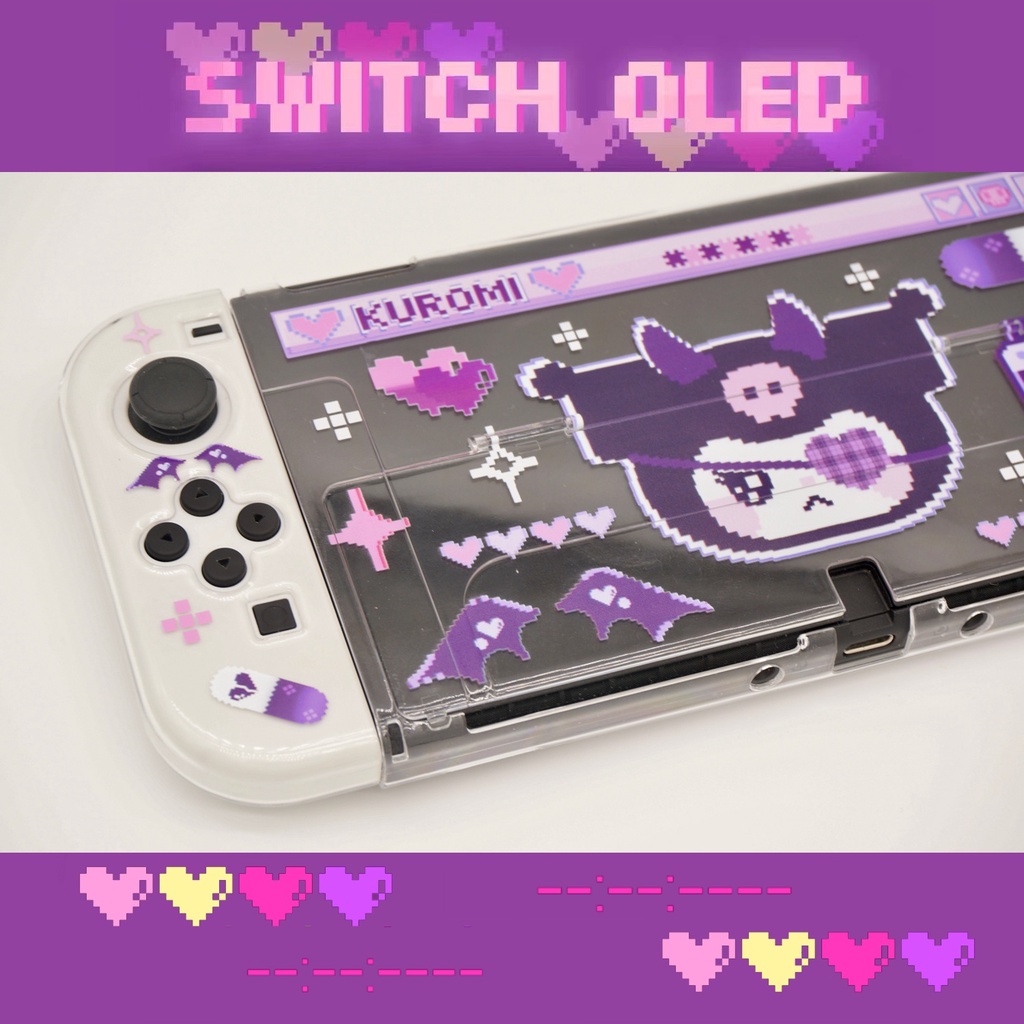 SANRIO เคสเกมคอนโซล Kuromi สําหรับ Nintendo Switch OLED และ Switch Lite ...
