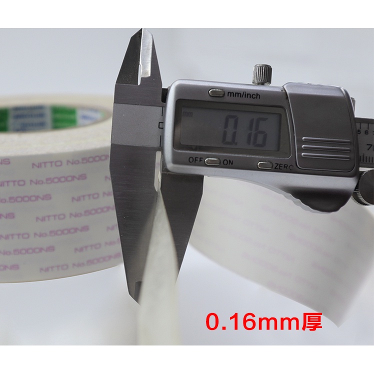 NITTO NO.5000NS เทปกาวสองหน้าแบบบาง หนาเพียง 0.16 มิลลิเมตร TISSUE TAPE ...