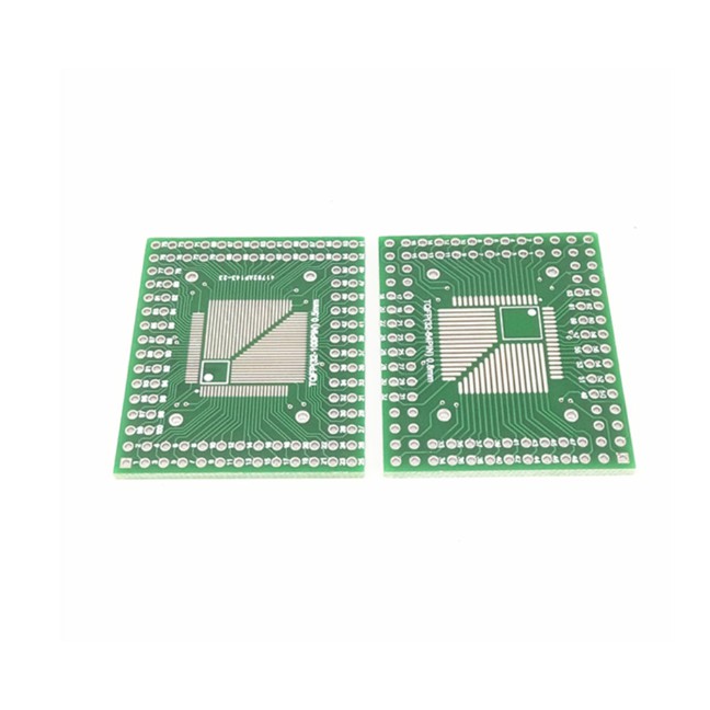 Qfp Tqfp Lqfp Fqfp 32 44 64 80 100 Lqf Smd Turn To Dip Pcb แผ่นบอร์ดโมดูลเชื่อมต่อ 0 . 8 มม ...