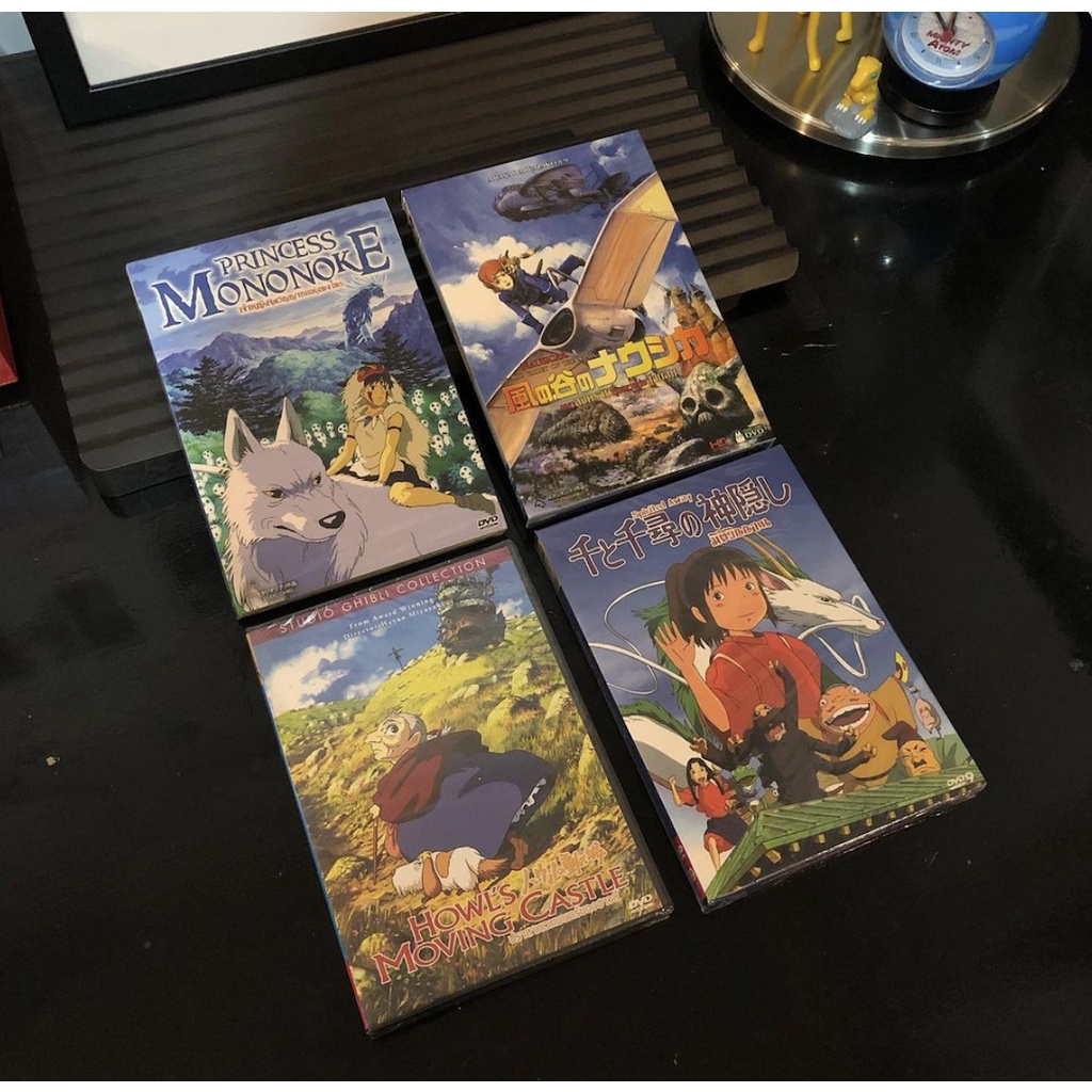 แผ่น DVD Ghibli (Princess Mononoke / Nausicaa / howl's moving castle ...