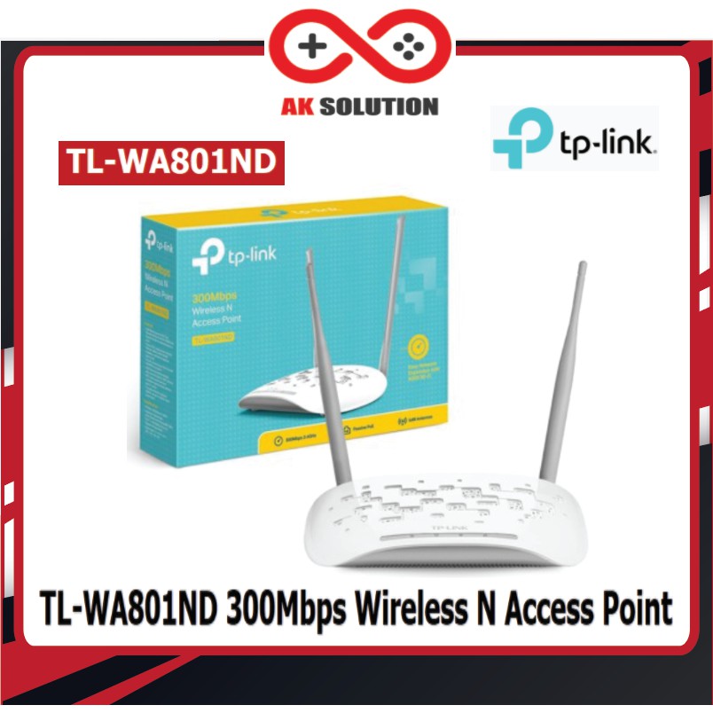 TP-Link TL-WA801N, 300Mbps Wireless N Access Point อุปกรณ์ขยายสัญญาณ ...