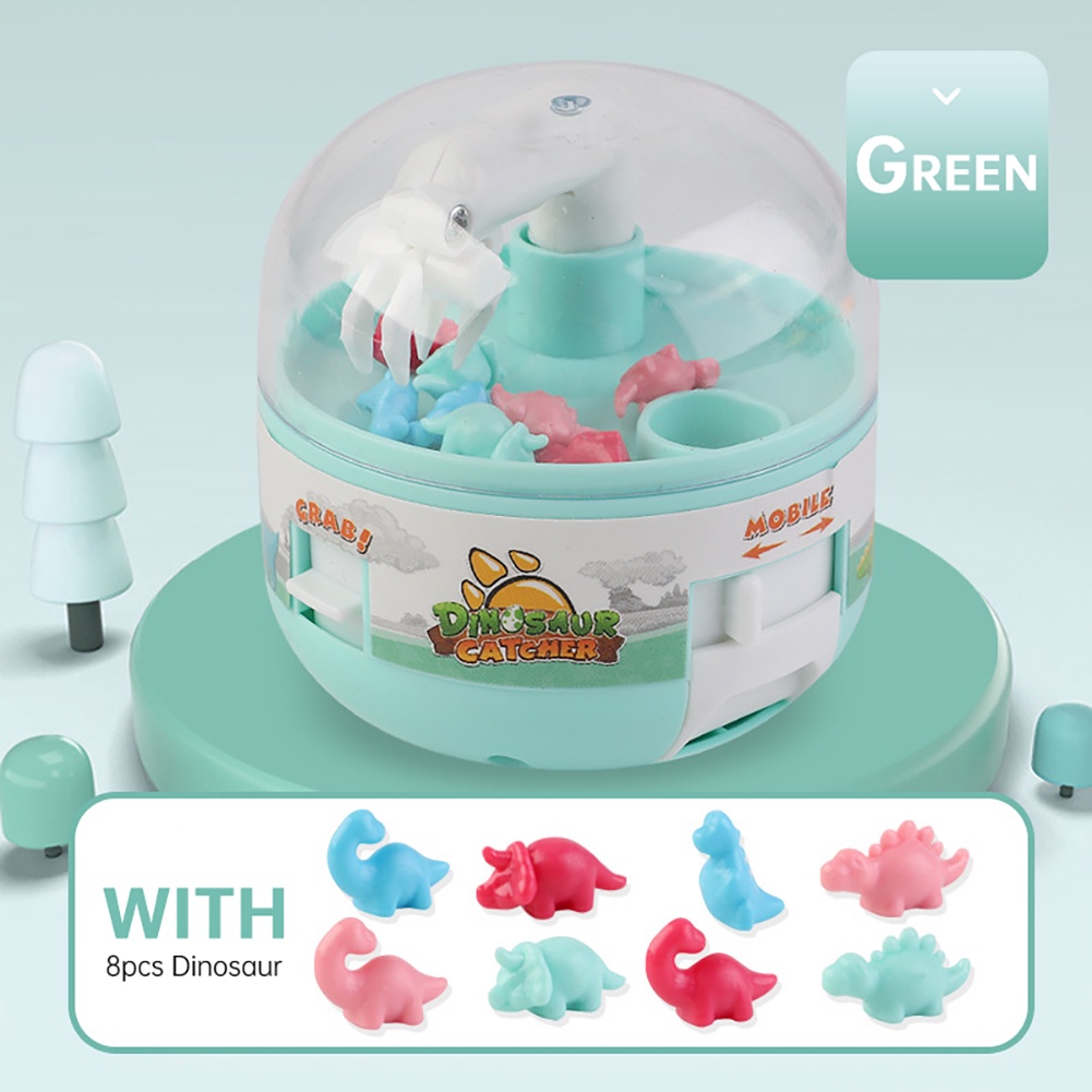 Mini Claw Machine Capsule Catcher ของเล่น Micro ไดโนเสาร์รูปไข่/มือ-ตา ...