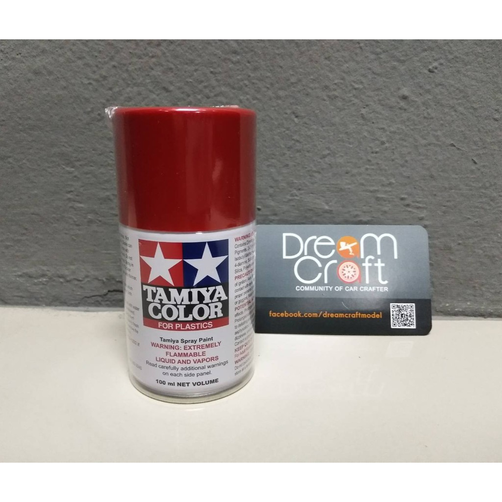 TAMIYA TS-85 Bright Mica Red (สีสเปรย์ TS Spray DreamCraft Model ...