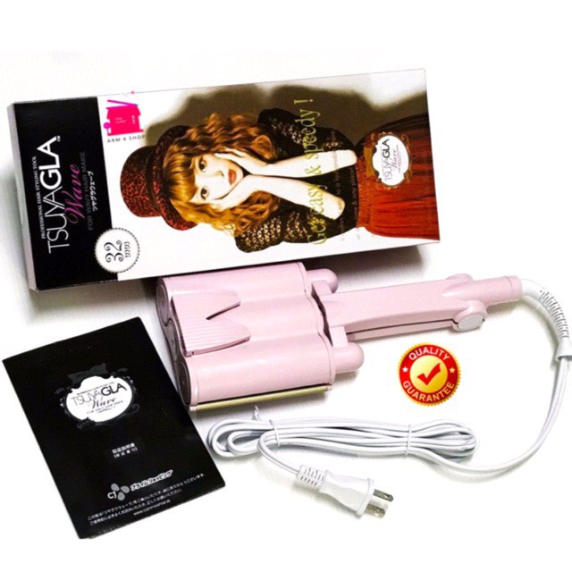 เครื่องหนีบผมลอนเมอเมด Tsuyagla Wave หนีบผม มี2ขนาด 26 mm และ 32 mm | Shopee Thailand