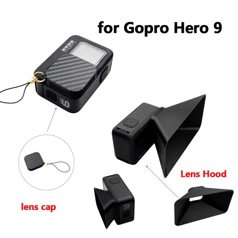 GoPro Hero 9 Lens Hoods Anti Glare Lens Light Flares Protection ฮูดครอบ ...