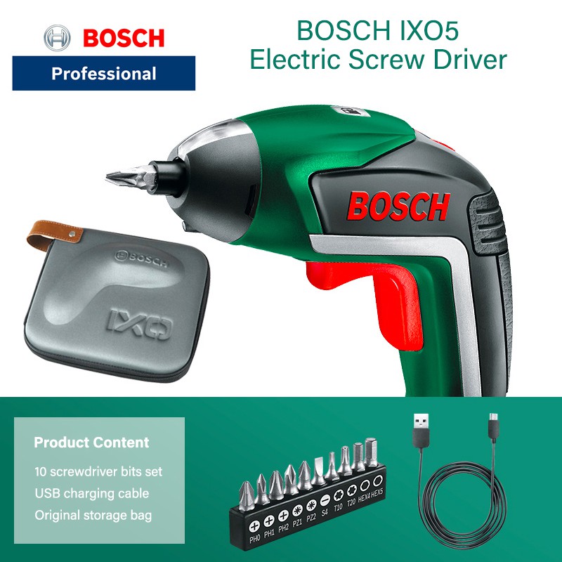 Bosch Ixo5 ไขควงไฟฟ้า ขนาดเล็ก แบบชาร์จไฟได้ | Shopee Thailand