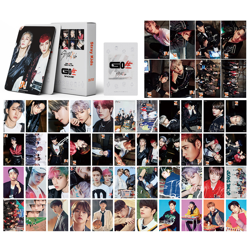 Stray Kids Go Live Album Photocard Lomo Card Postcard 54 ใบ / กล่อง ...