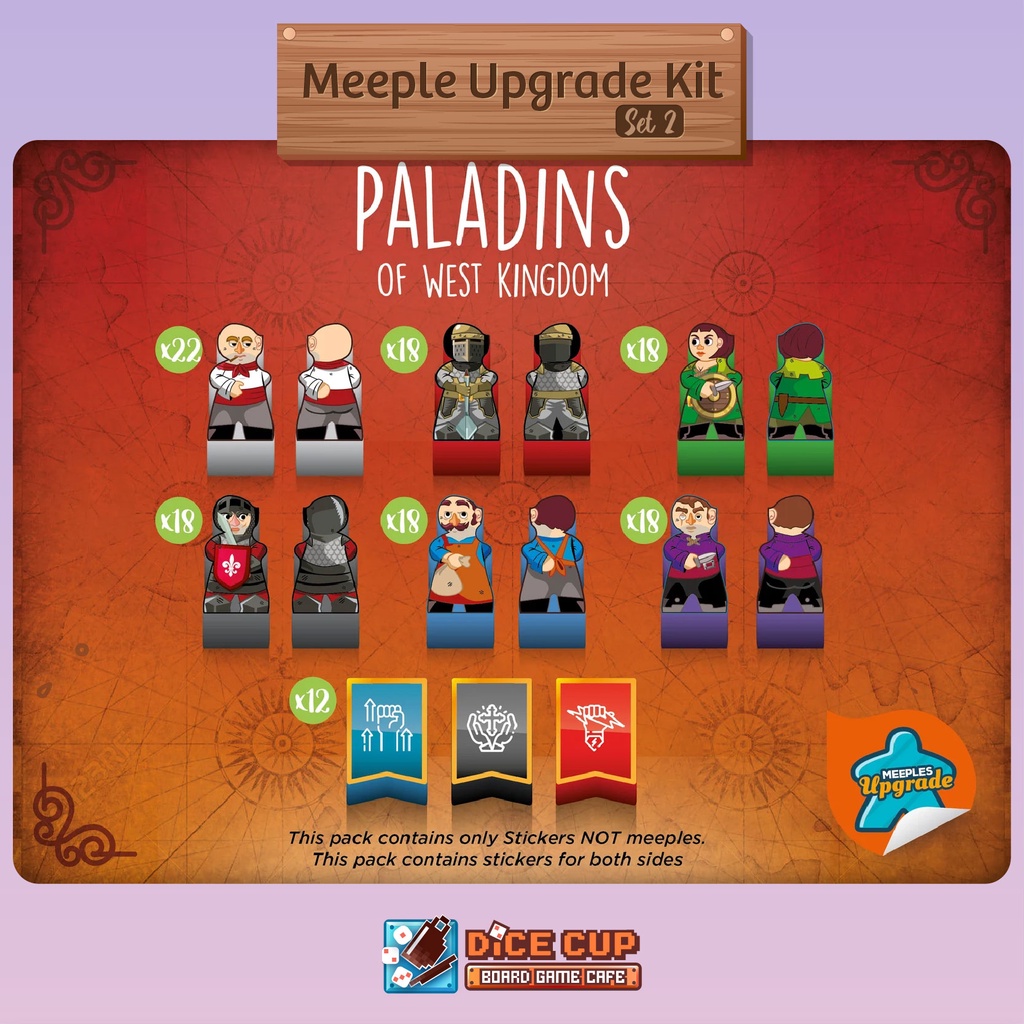 [ของแท้] Sticker Meeple Upgrade Board Game สติ๊กเกอร์ (Obsession ...