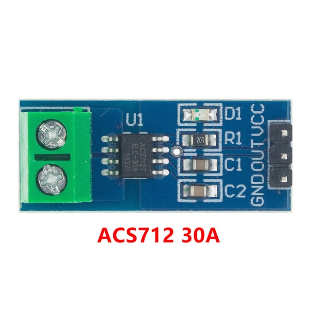 โมดูลเซนเซอร์ ACS712 โมดูล 5A 20A 30A Hall Current Sensor 5A/20A/30A ...