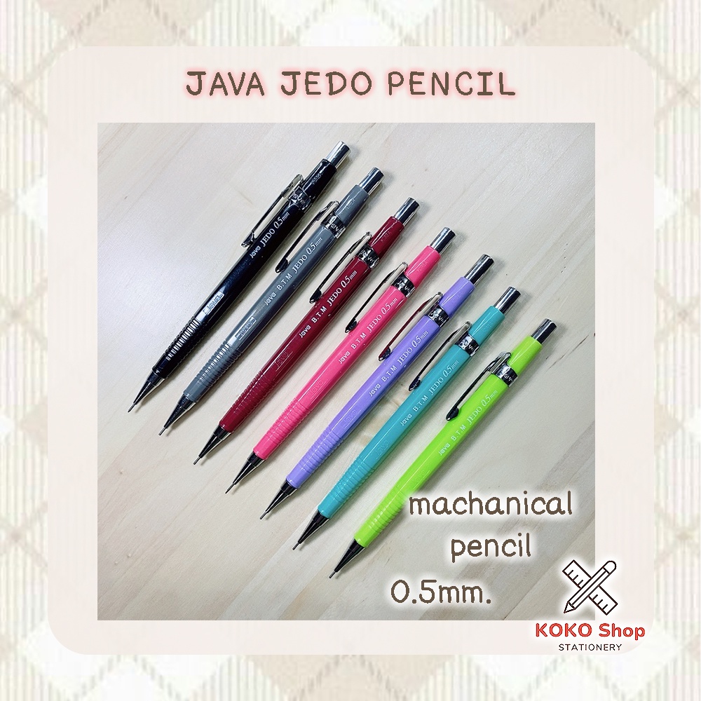 Java Jedo B.T.M. Mechanical Pencil 0.5mm. -- จาวา เจโด บี.ที.เอ็ม ดินสอ ...