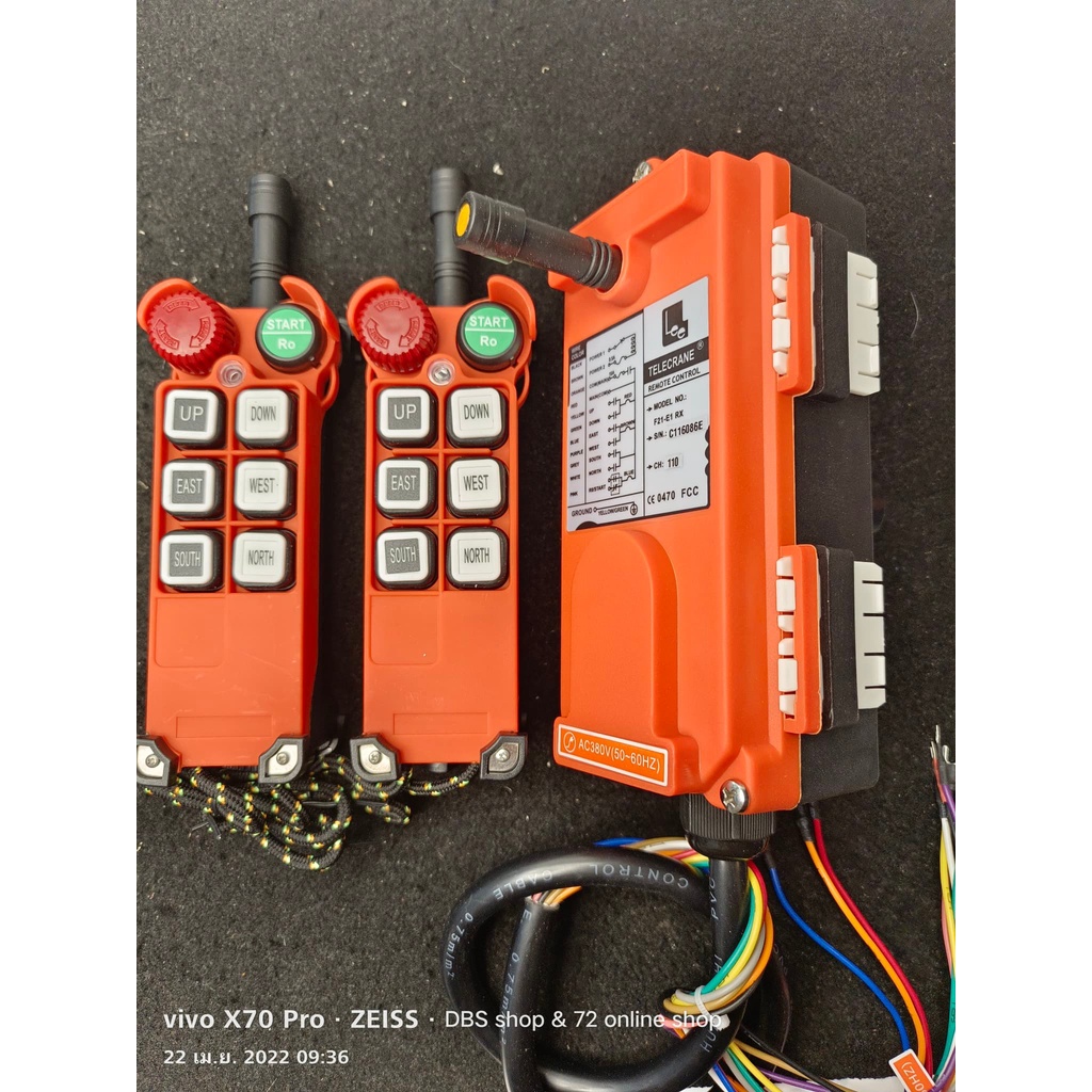 รีโมทเครน Lee Telecrane F21 E1 1 รีโมท 1 สปีด สต๊อกไทย มีประกัน