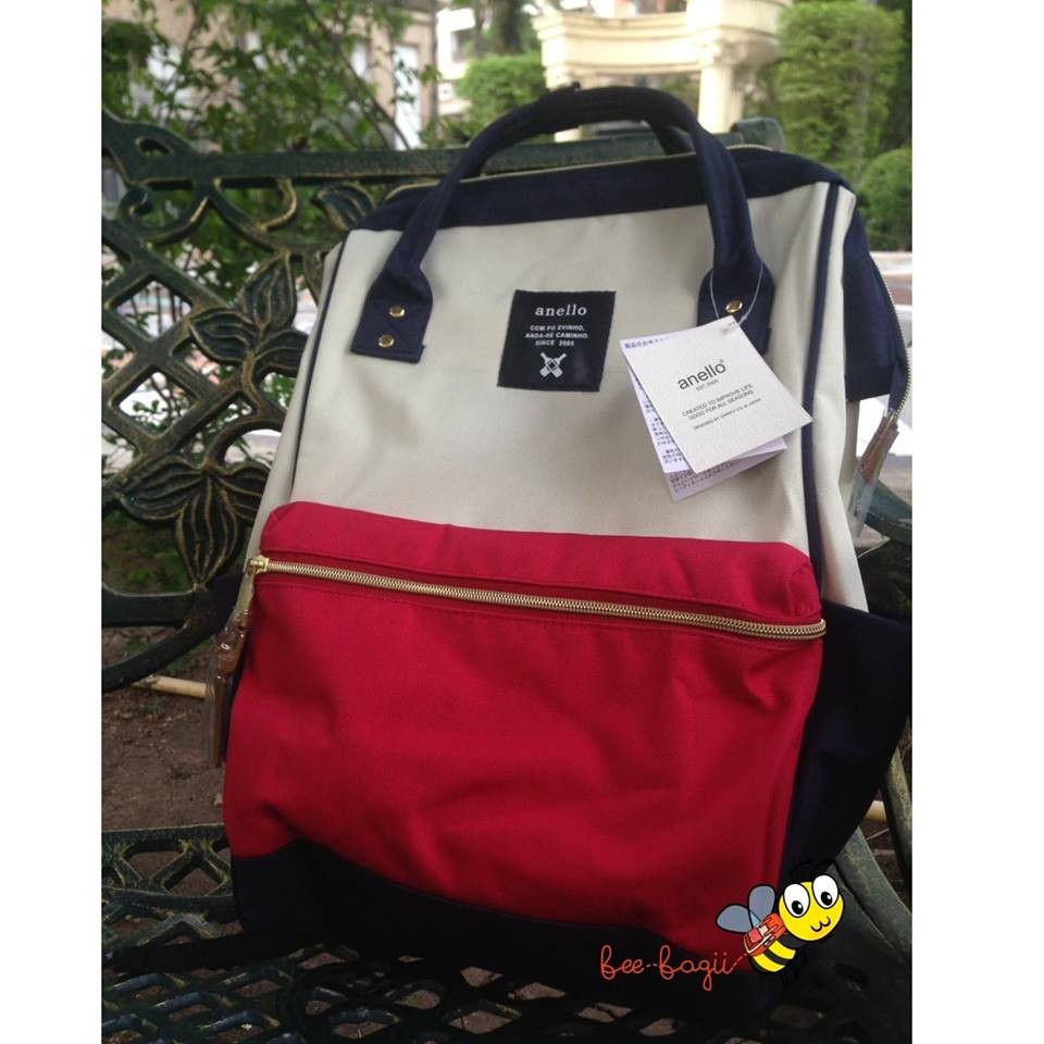 (เลื่อนดูสีอื่นๆ) ของแท้ เป้ Anello polyester canvas rucksack | Shopee ...