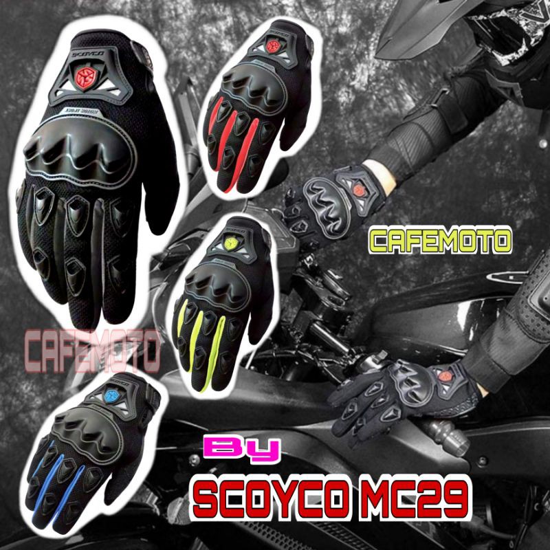 ถุงมือ scoyco MC29/MC29 เต็มนิ้ว mc-29 | Shopee Thailand