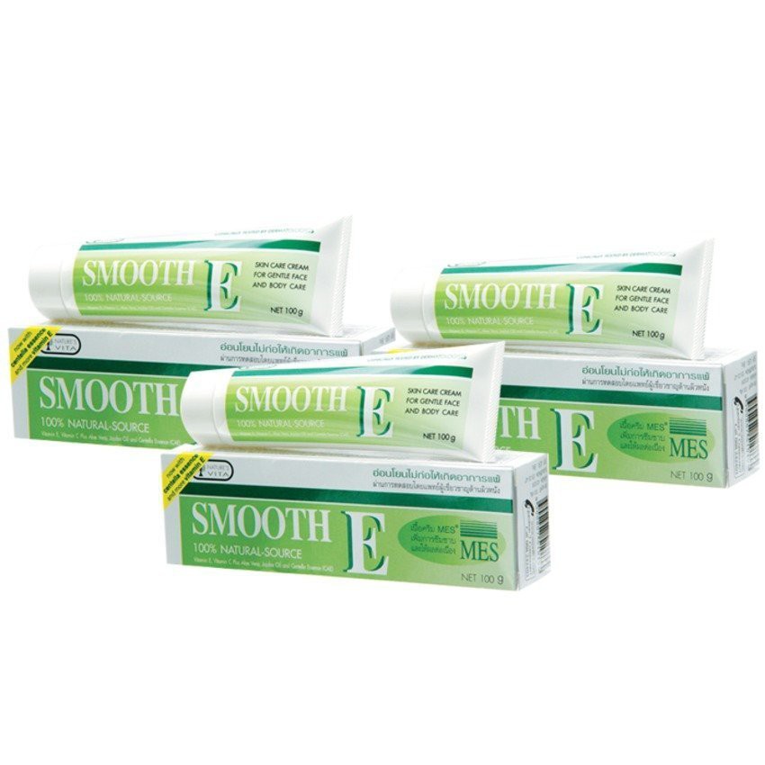 SMOOTH E Cream 100 กรัม (3กล่อง) | Shopee Thailand