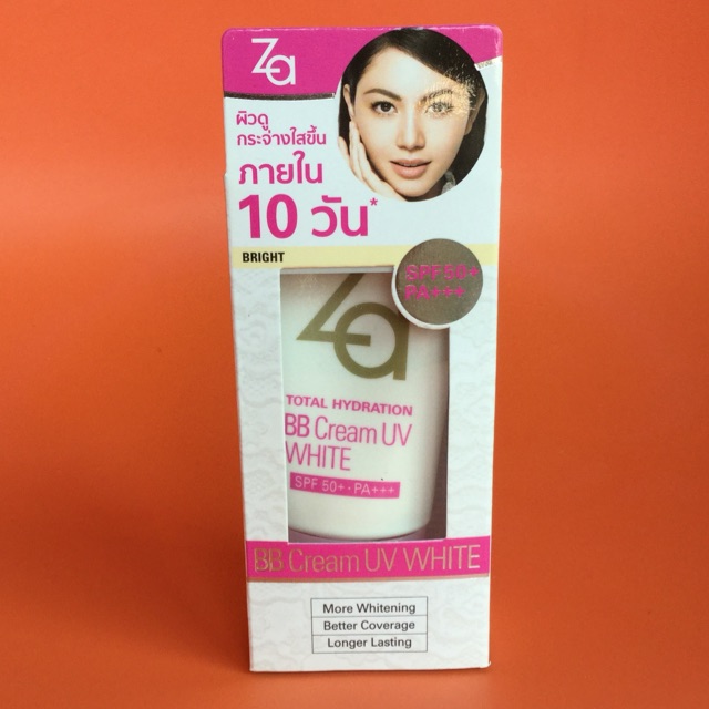 Za TOTAL HYDRATION BB CREAM UV WHITE 20ml. | Shopee Thailand