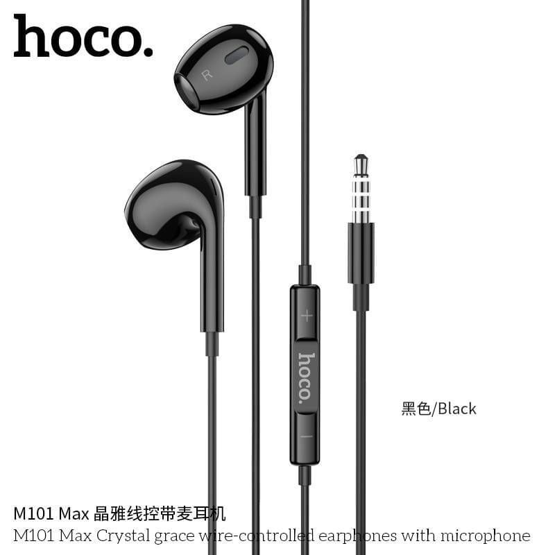 Hoco หูฟังสาย M101 MAX อัพเกรดเสียงดี 32โอมห์ มีไมค์สมอลทอร์ค สีใหม่ ...