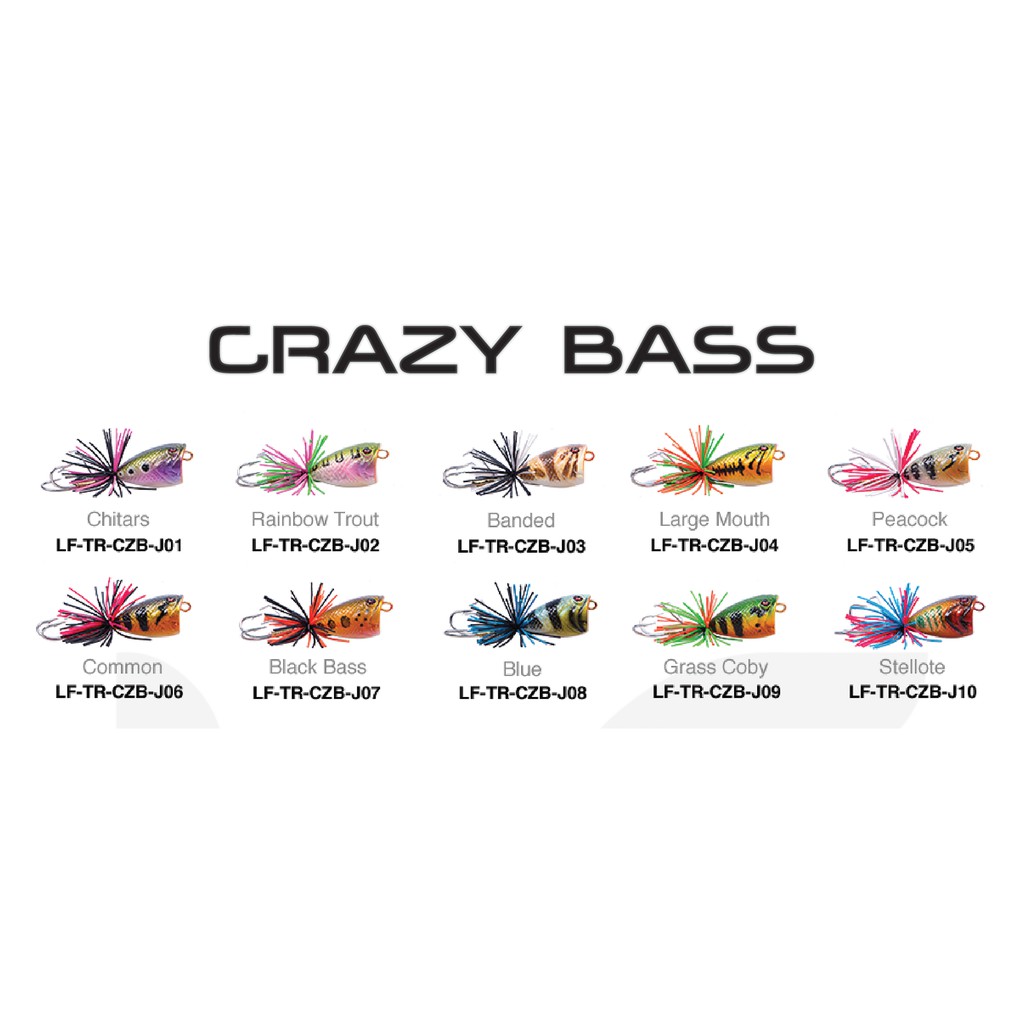 อุปกรณ์ตกปลา เหยื่อปลอม Triton Crazy Bass (LF) | Shopee Thailand