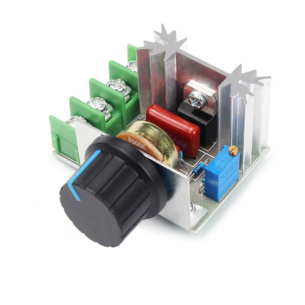 บอร์ดปรับรอบมอเตอร์ AC 220V 2000W SCR Voltage Regulator Dimmer / Motor ...