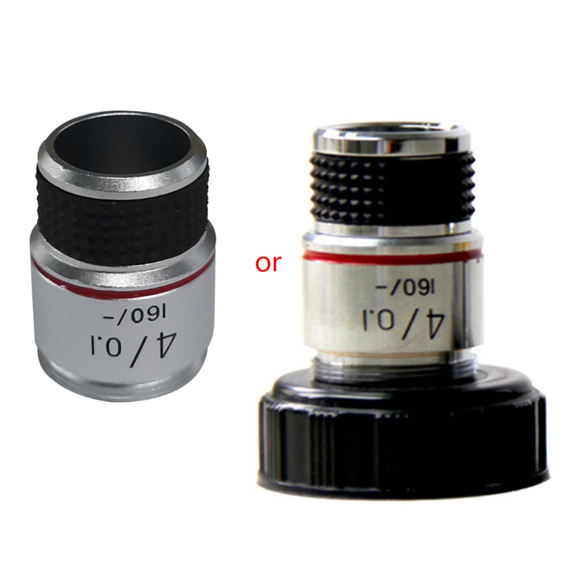 AOTO 4X 10X 40X 100X High Quality Microscope Objective Lens Achromatic ...