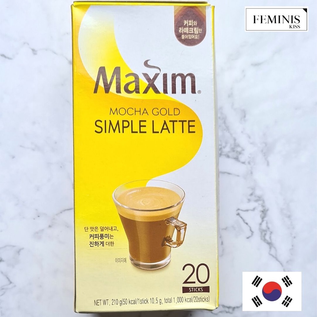 กาแฟเกาหลี maxim simple latte | Shopee Thailand