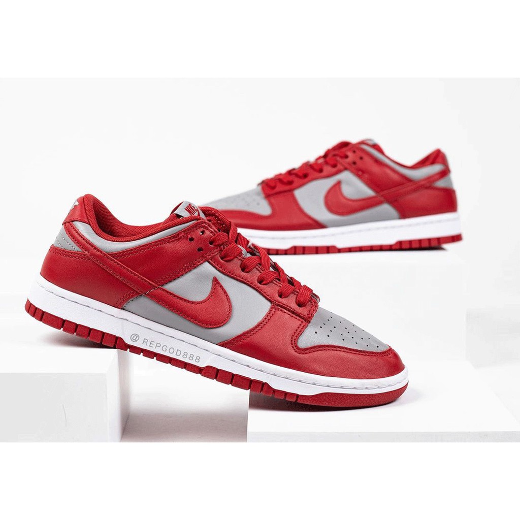 Nike Dunk Low Retro Medium Grey Varsity Red UNLV (2021) 11 US Size ...