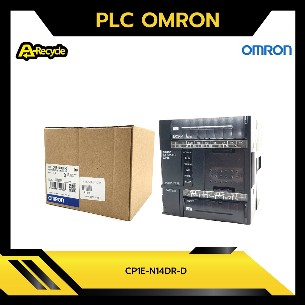 OMRON CP1E-N14DR-D PLC CP1E series CPU unit CP1E | Shopee Thailand