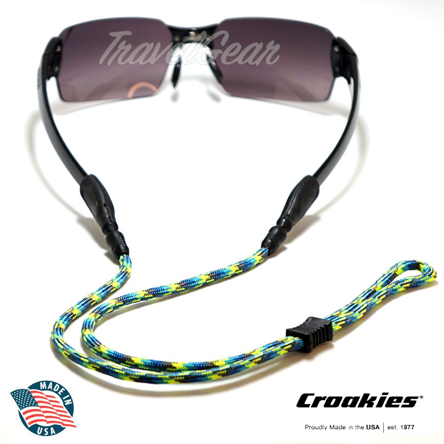 สายคล้องแว่น Croakies รุ่น Terra Combo XXL / Tite End Electric Blue ...