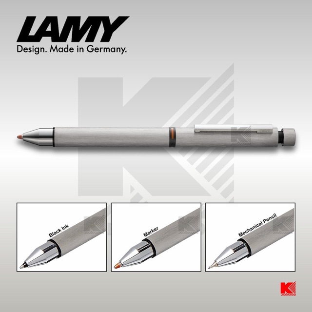 ปากกา LAMY CP 1 tri pen brushed | Shopee Thailand