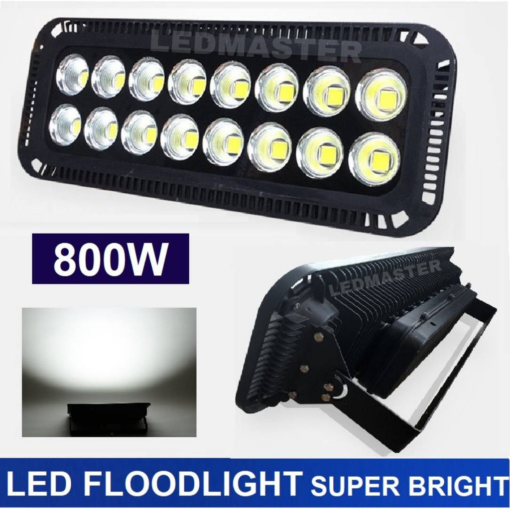 🟦VDOรีวิว ตรงปก)ไฟสนามกีฬา 800W รุ่นSuper Bright สว่างพุ่งไกลพิเศษ ...