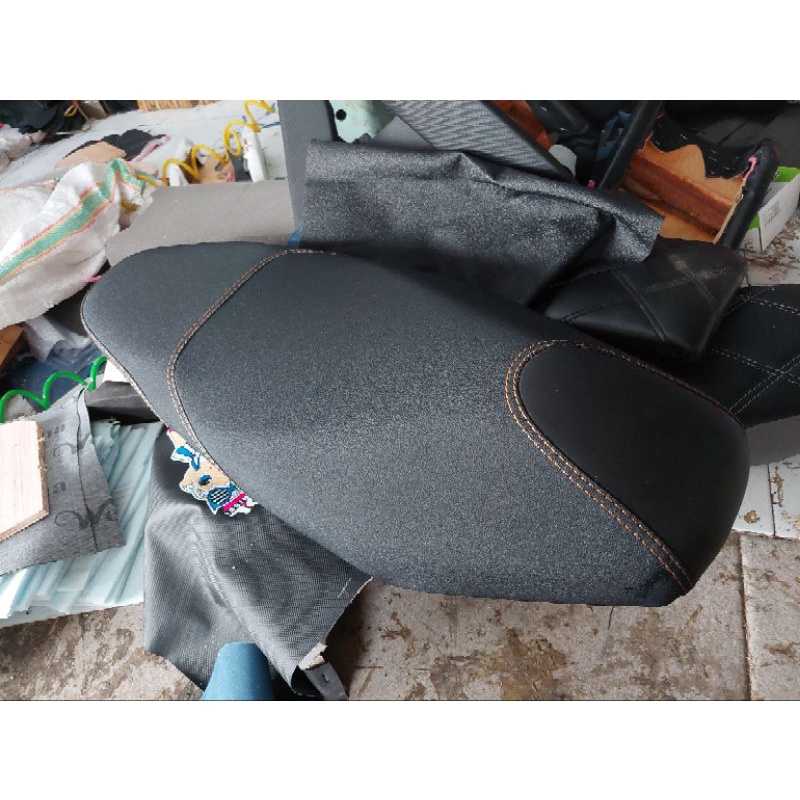 เบาะหนัง SAND MATERIAL SBTECH COMBINATION MBTECH RIDERS VARIO BEAT SCOOPY NMAX PCX AEROX MIO ...