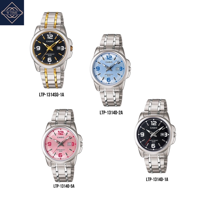 Casio ของแท้ รุ่น LTP-1314D/LTP-1314SG สำหรับผู้หญิง | Shopee Thailand