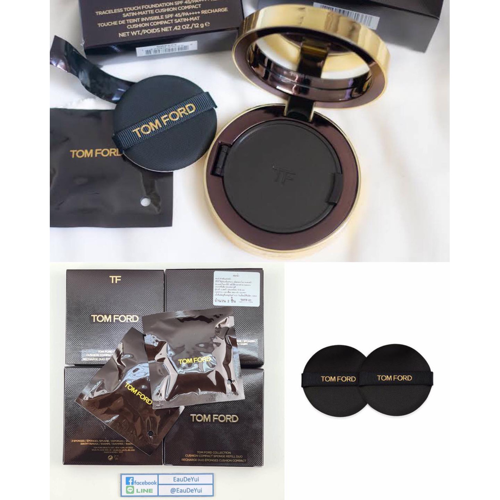 ฟองน้ำแต่งหน้า/พัฟคุชชั่น Tom Ford Collection Cushion Compact Sponge ...