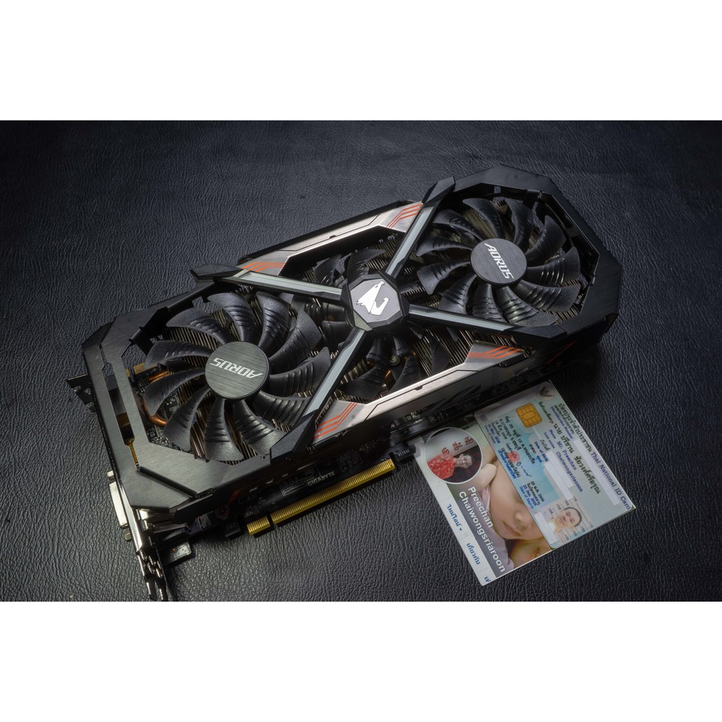 GIGABYTE AORUS GeForce GTX 1080 Ti Xtreme Edition 11G มือสอง | Shopee ...