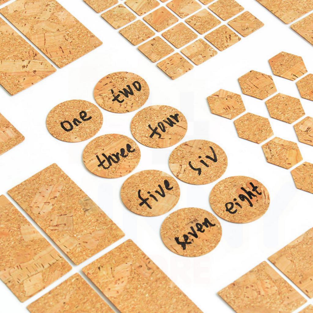 สติ๊กเกอร์ กันน้ำ ฉลาก สินค้า ป้ายชื่อ ป้ายติด Wooden Label Cork ...