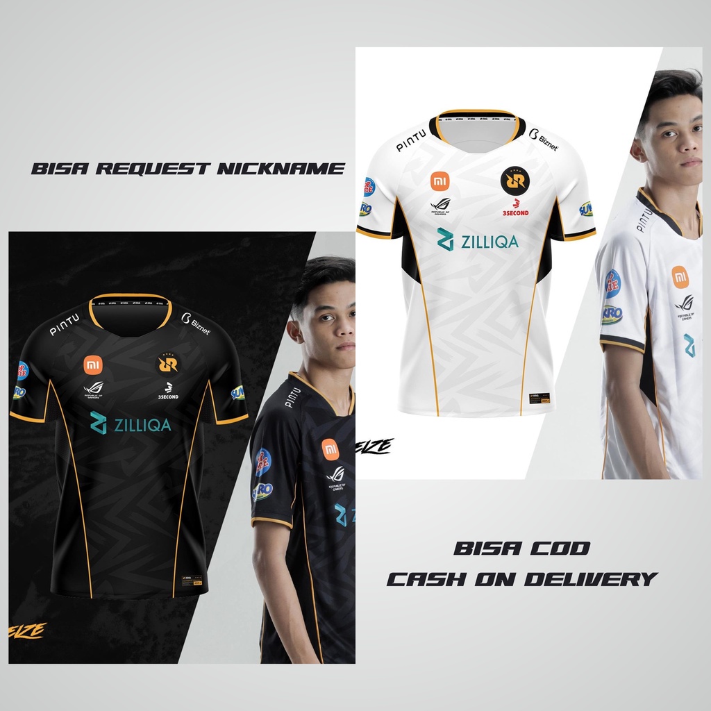 2024/2025 Jersey RRQ OFFICIAL KIT 2022-2023 ล ่ าสุดฟรี Quest NICKANAME ...